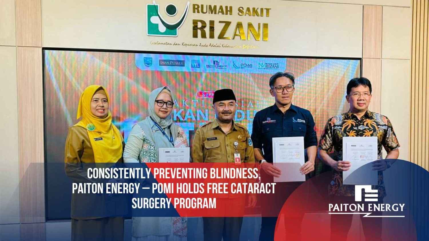 Consistently Preventing Blindness, Paiton Energy – POMI Holds Free ...